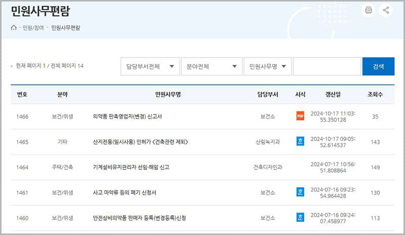 칠곡군청 홈페이지 민원실, 여권 발급, 구인구직 안내 (www.chilgok.go.kr)