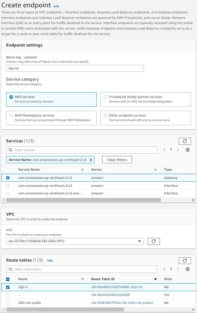 AWS S3 Endpoint (Gateway / Interface[Private Link]) 사용 방법