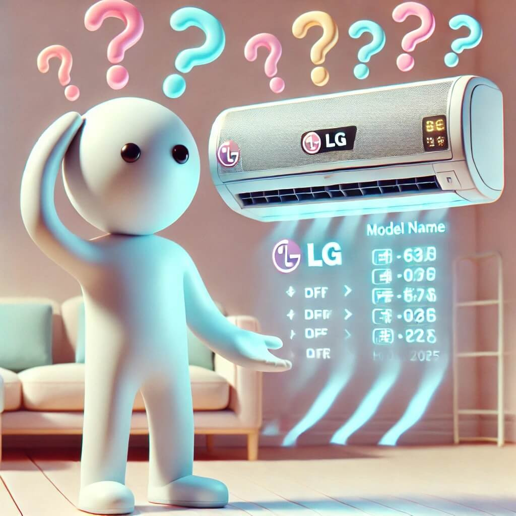 2025년 기준 Lg 에어컨 모델명 보는 법