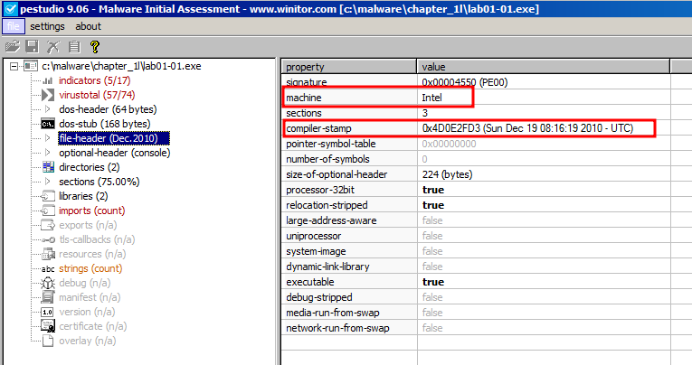 PE 헤더 분석 도구 (PEview, pestudio) 기능 및 사용법 — IT-log