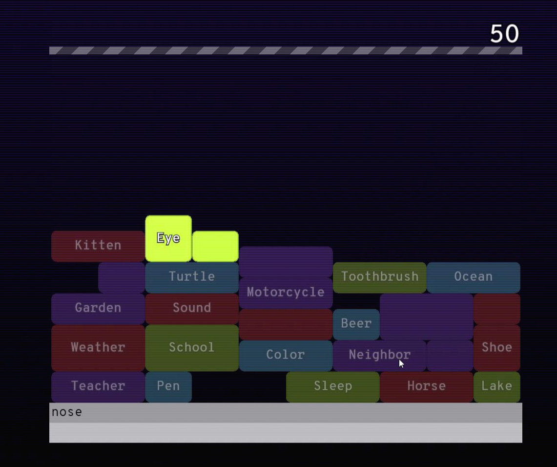 [AI 서비스 리뷰기] 영어단어 연상게임 "Semantris"
