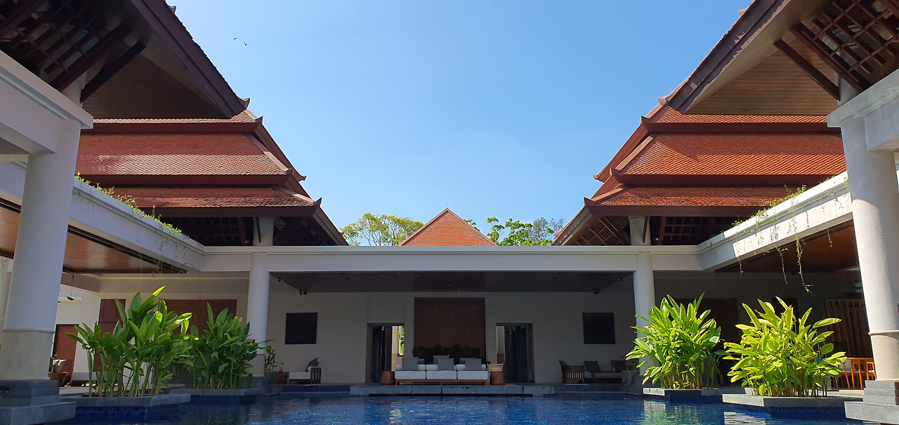 푸켓 풀빌라 반얀트리 리조트 Signature Two Bedroom Pool Villa 객실풀과 메인풀
