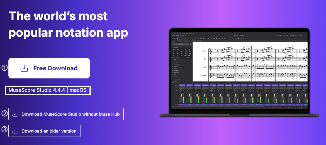 MuseScore ① 설치