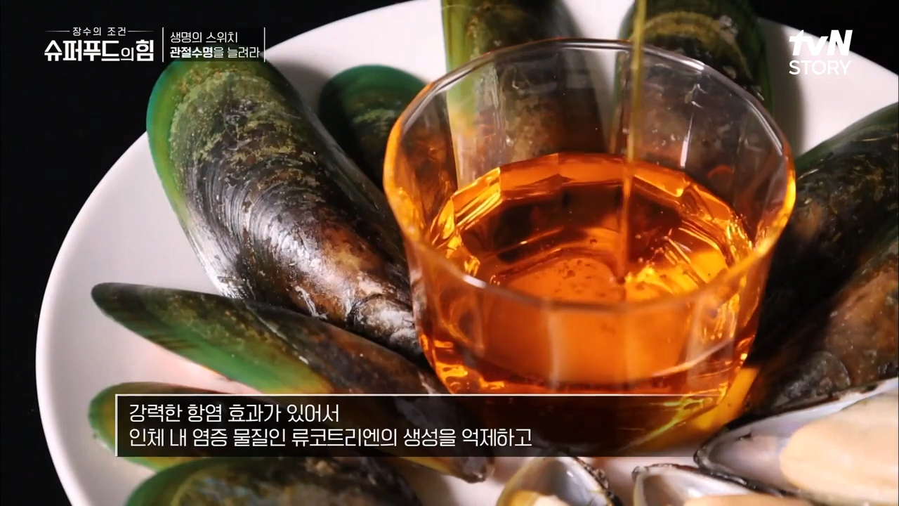 관절염에 좋은 초록입홍합 오일 효능 뉴질랜드 마오리족 전통음식