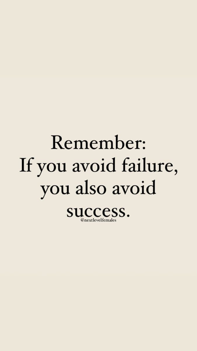 짧은 영어 명언 직독직해 Remember:If you avoid failure, you also avoid success.