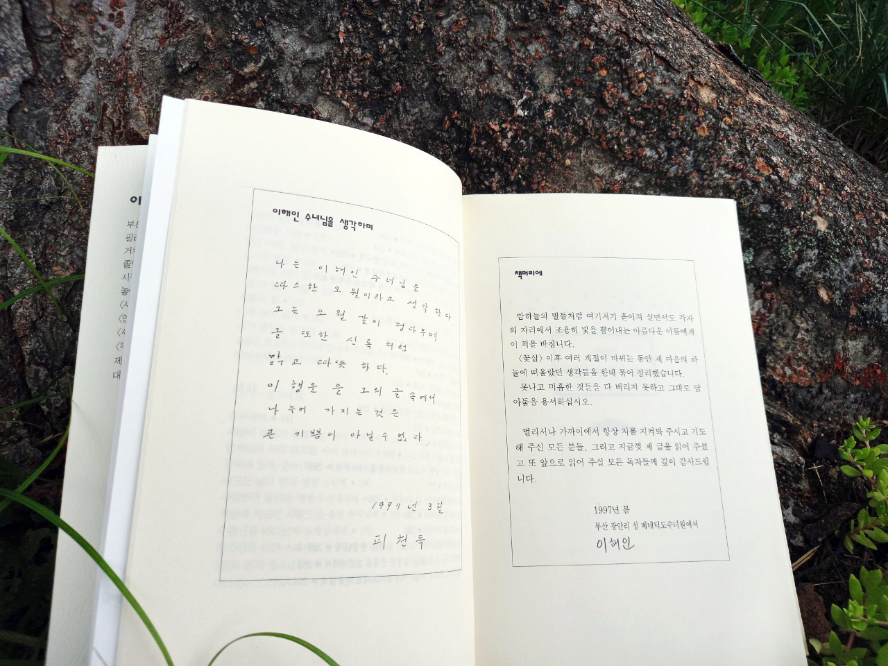책 읽는 서대문 이해인 글모음 사랑할 땐 별이 되고