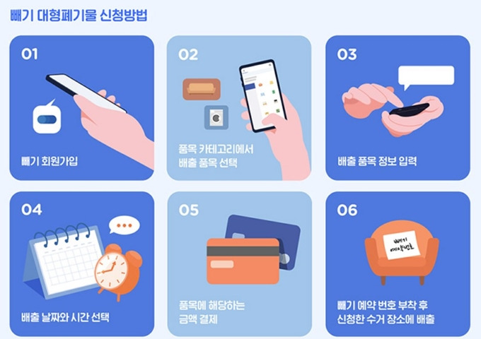 서산 폐가구 무료수거 신청방법 매트릭스 소파 장롱 식탁 수납장