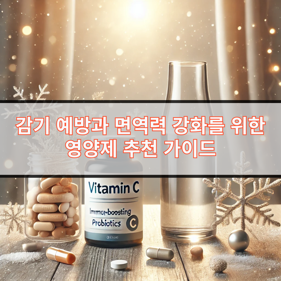 감기 예방과 면역력 강화를 위한 영양제 추천 가이드