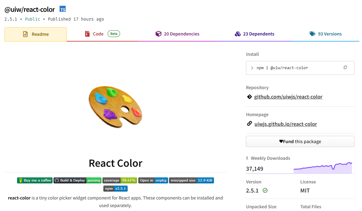 [react-color] Support for defaultProps 오류