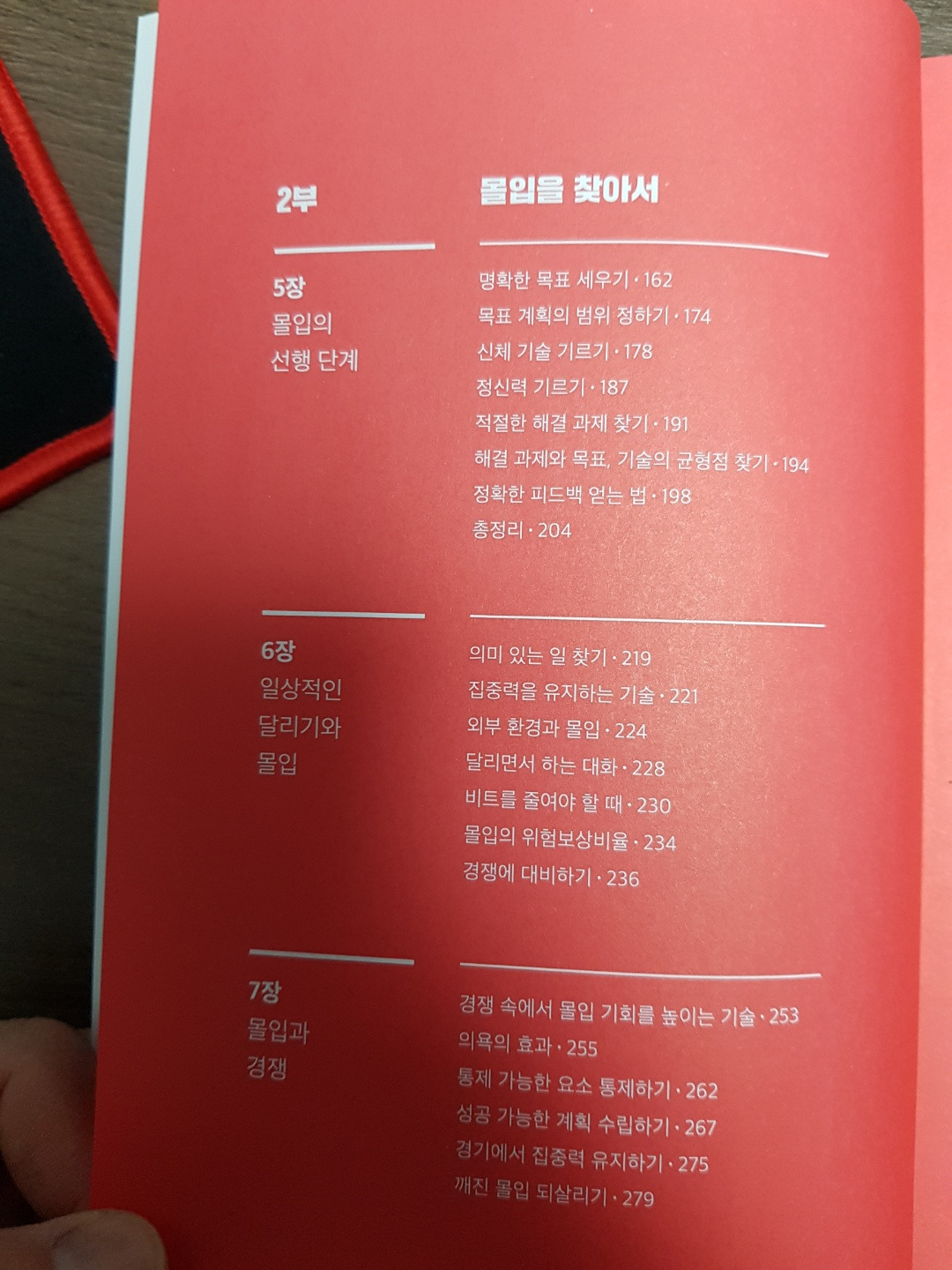 달리기 몰입의 즐거움