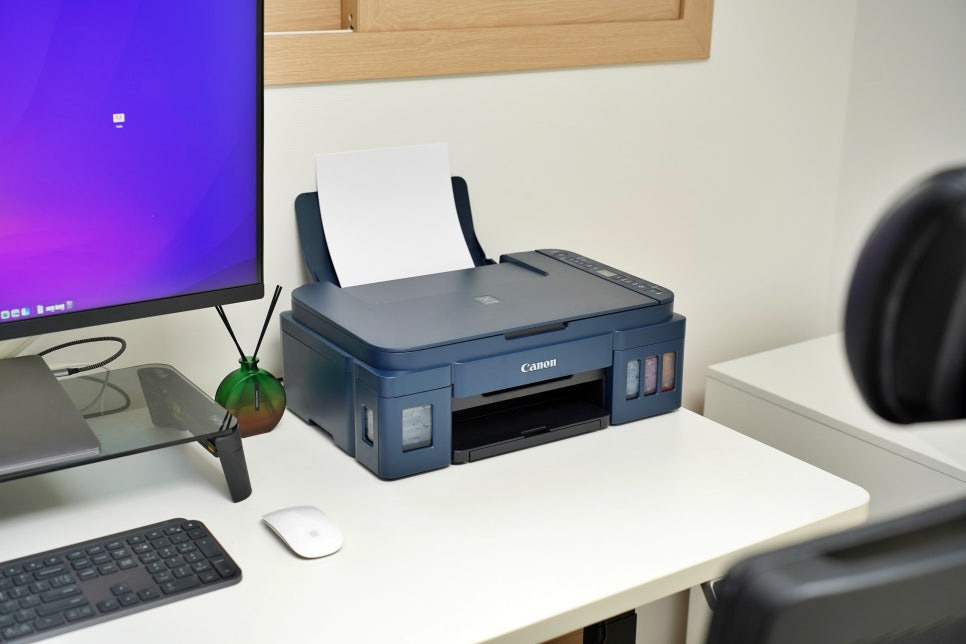 무한잉크 복합기 추천, 와이파이 가정용 프린터기 캐논 G3910N 후기