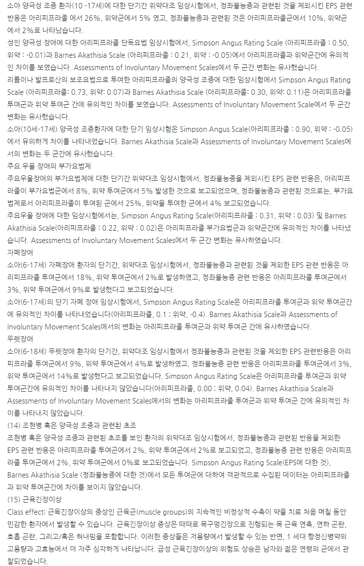 레피졸정10mg 효능 효과 투여방법 부작용 주의사항 확인하기