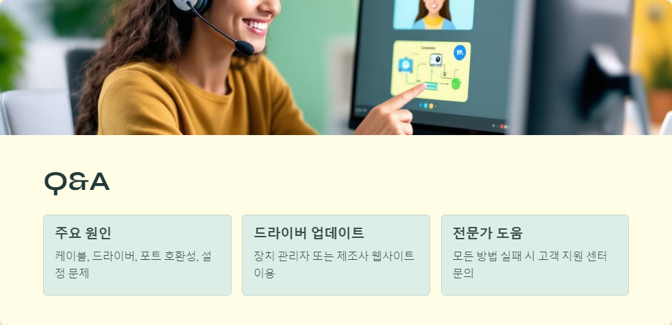 Usb 카메라 인식 안될 때 해결법 컴퓨터 연결 문제 해결 가이드