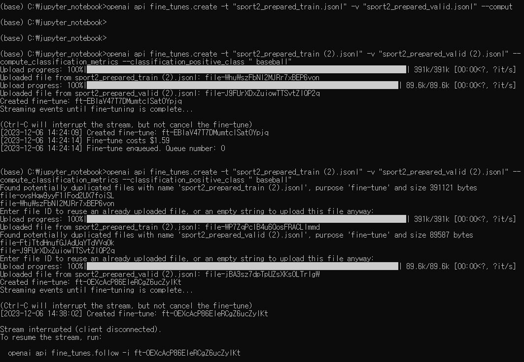 openai fine_tunes stream interrupted(client disconnected) :: ndlessrain