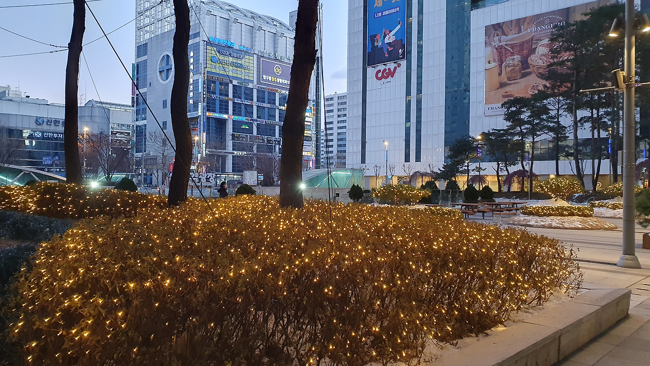 20221218 안양 범계 롯데백화점에 설치된 2022 크리스마스 분위기