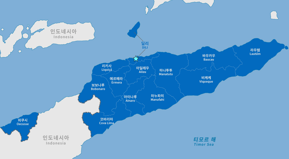동티모르 국민소득 군사력 인구수 위치 순위 여행1인당 Gdp 국방력 지도 종교 관광