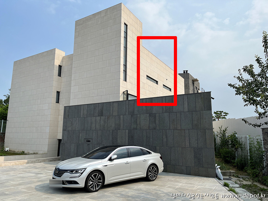 파주 C씨주택 리모델링공사 중 엘리베이터실 설치공사