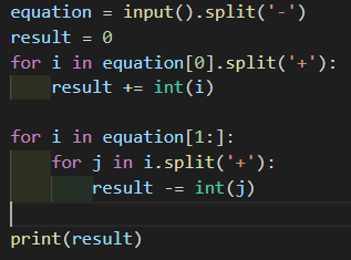 [백준] 1541번 : 잃어버린 괄호 / 그리디(Greedy) 알고리즘 / 파이썬 Python
