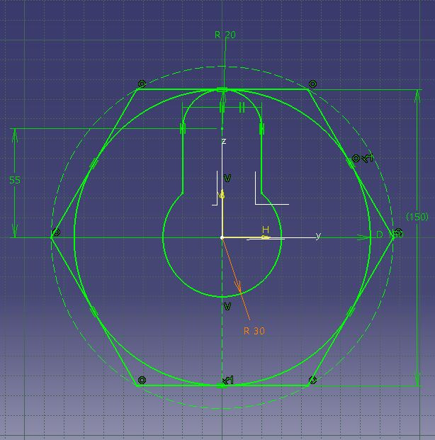 [CATIA] 5. 2D Sketch 연습