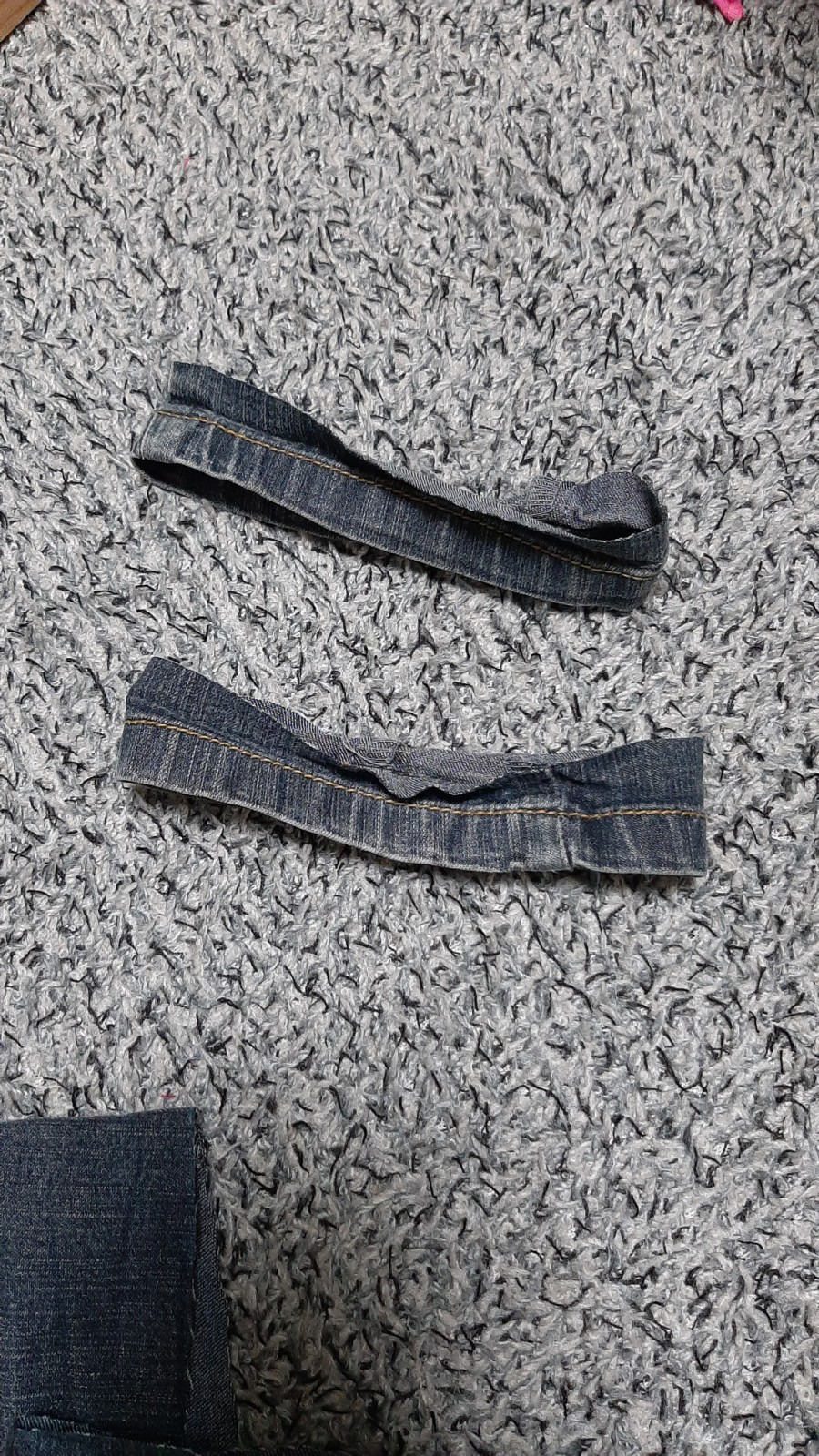 정장바지청바지 기장 줄이기 밑단 워싱 살리기 셀프수선하는 방법
