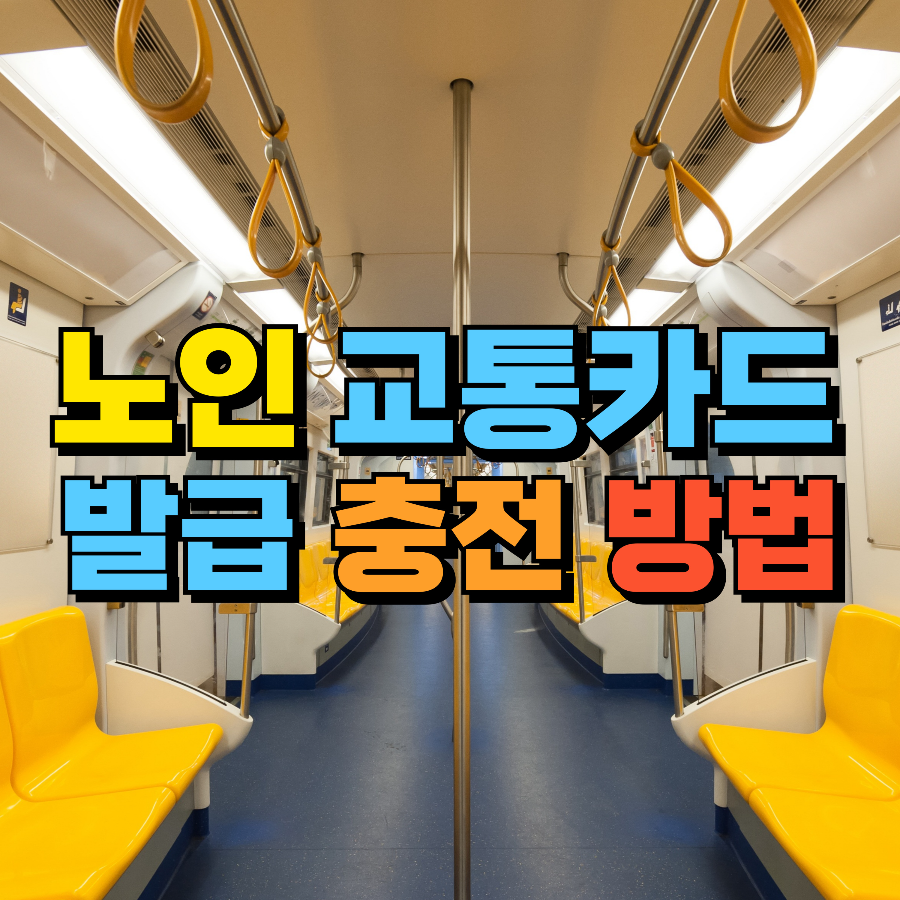경로우대 교통카드 어르신 교통카드 종류 발급 신청방법 무임승차권