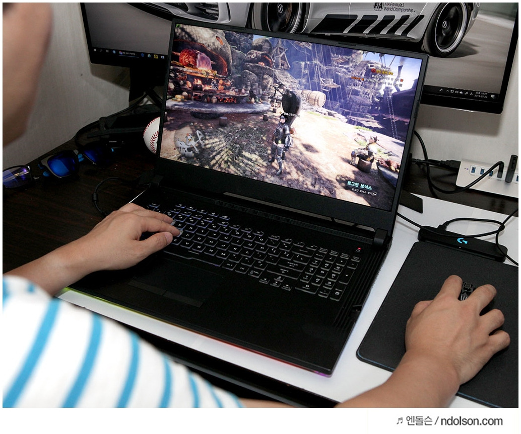 FSP게임을 위한 ASUS 게이밍 노트북, 지포스 1660Ti ROG Strix G731G 리뷰