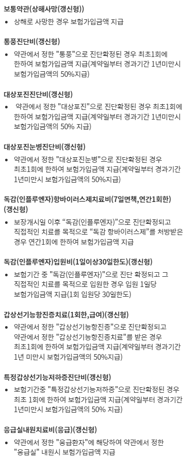 한화손해보험 생활보장보험 특징 및 보험료 보장내용 생활보장보험 가입 주의사항