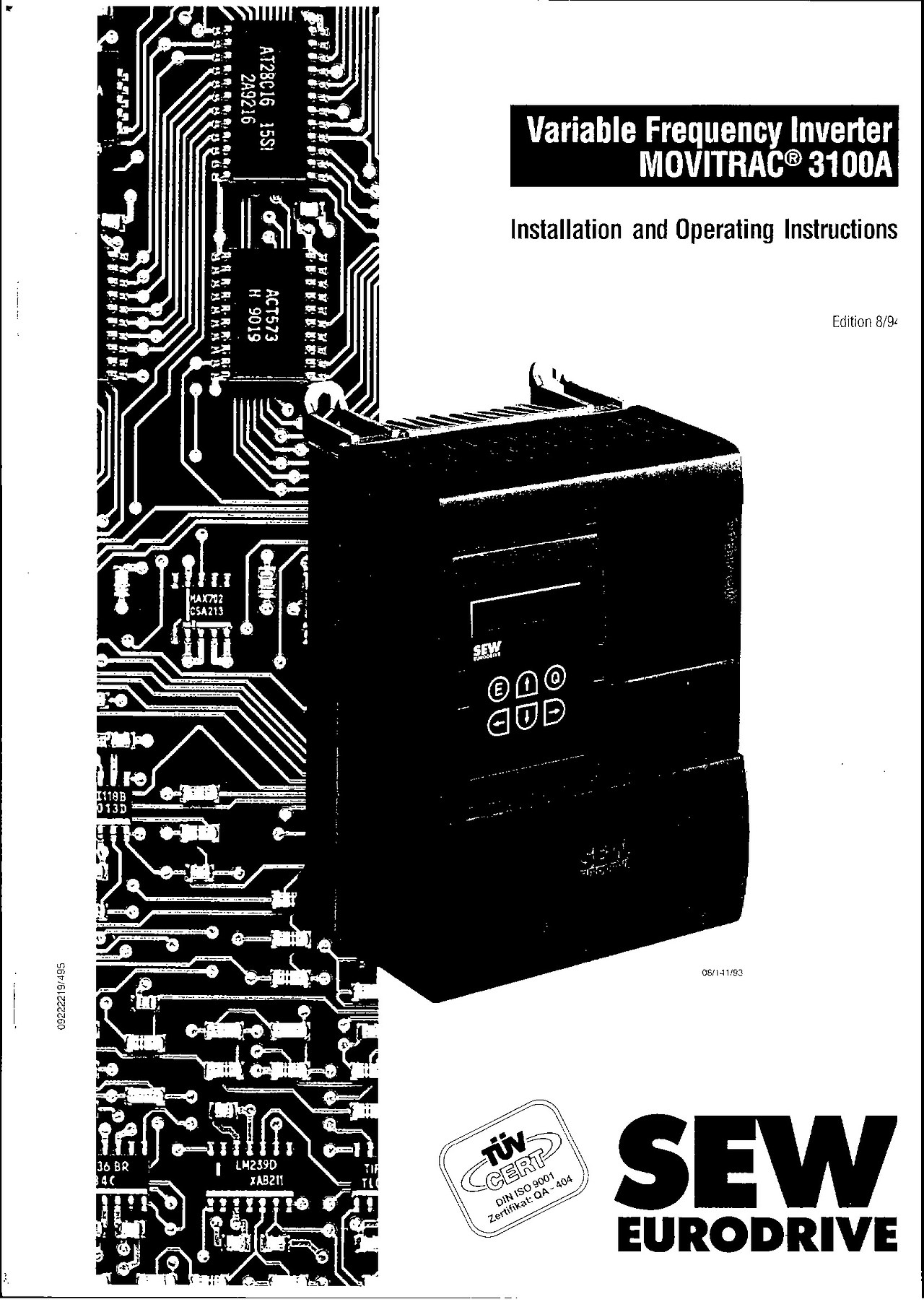 SEW MOVITRAC 3100A Frequency Inverter Manual