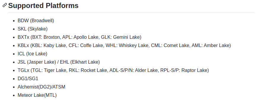 인텔 11세대 intel-media-driver 컴파일 하기 (간단편)