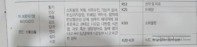 보중익기탕 제품 종류별 특징과 적응증 안내