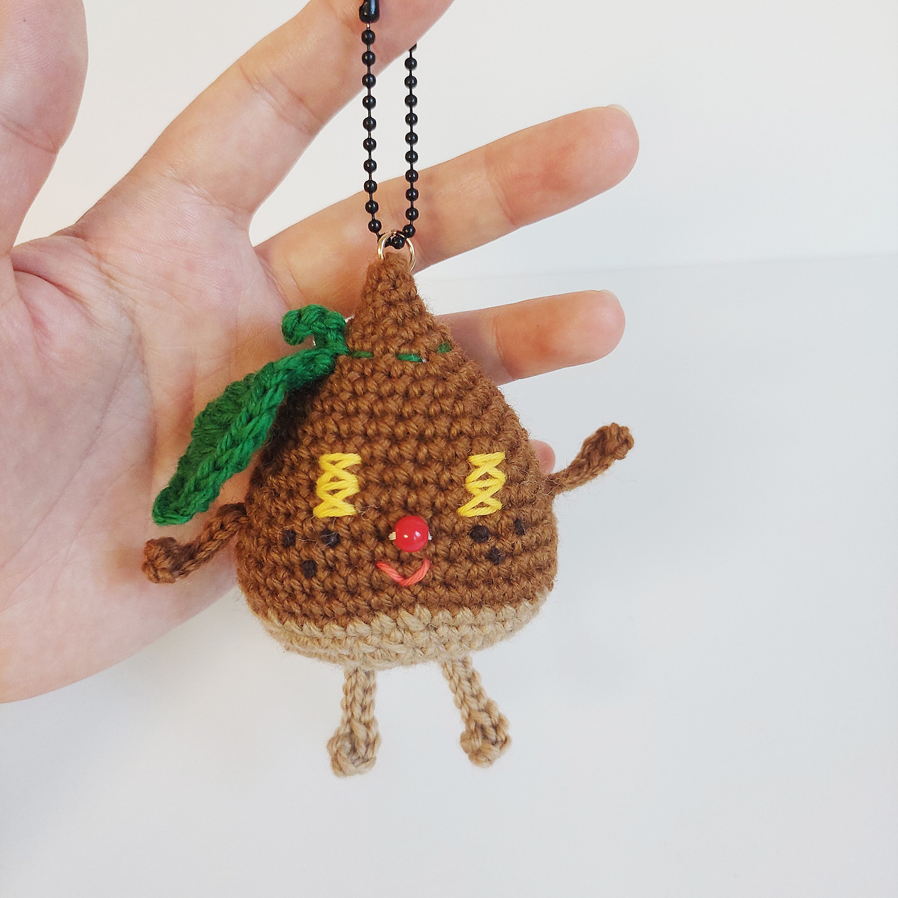 No.17 귀여운 밤 인형 코바늘 무료 도안(Amigurumi cute chestnut doll crochet needle ...