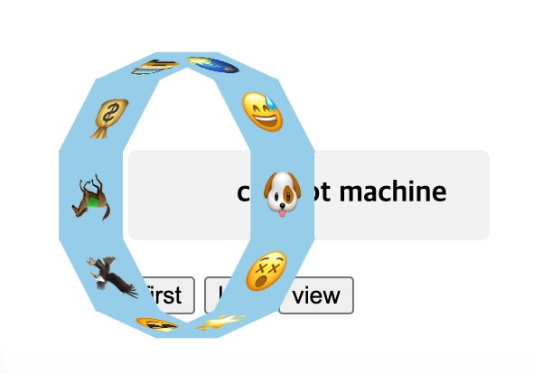 pure css animation - slot machine