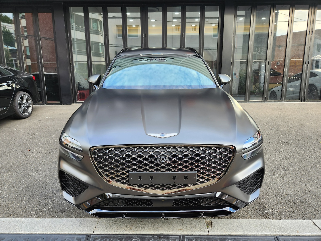 GV70 무광 마칼루 그레이 스포츠 울트라 마린 블루 모노톤 브이쿨 :: OTL