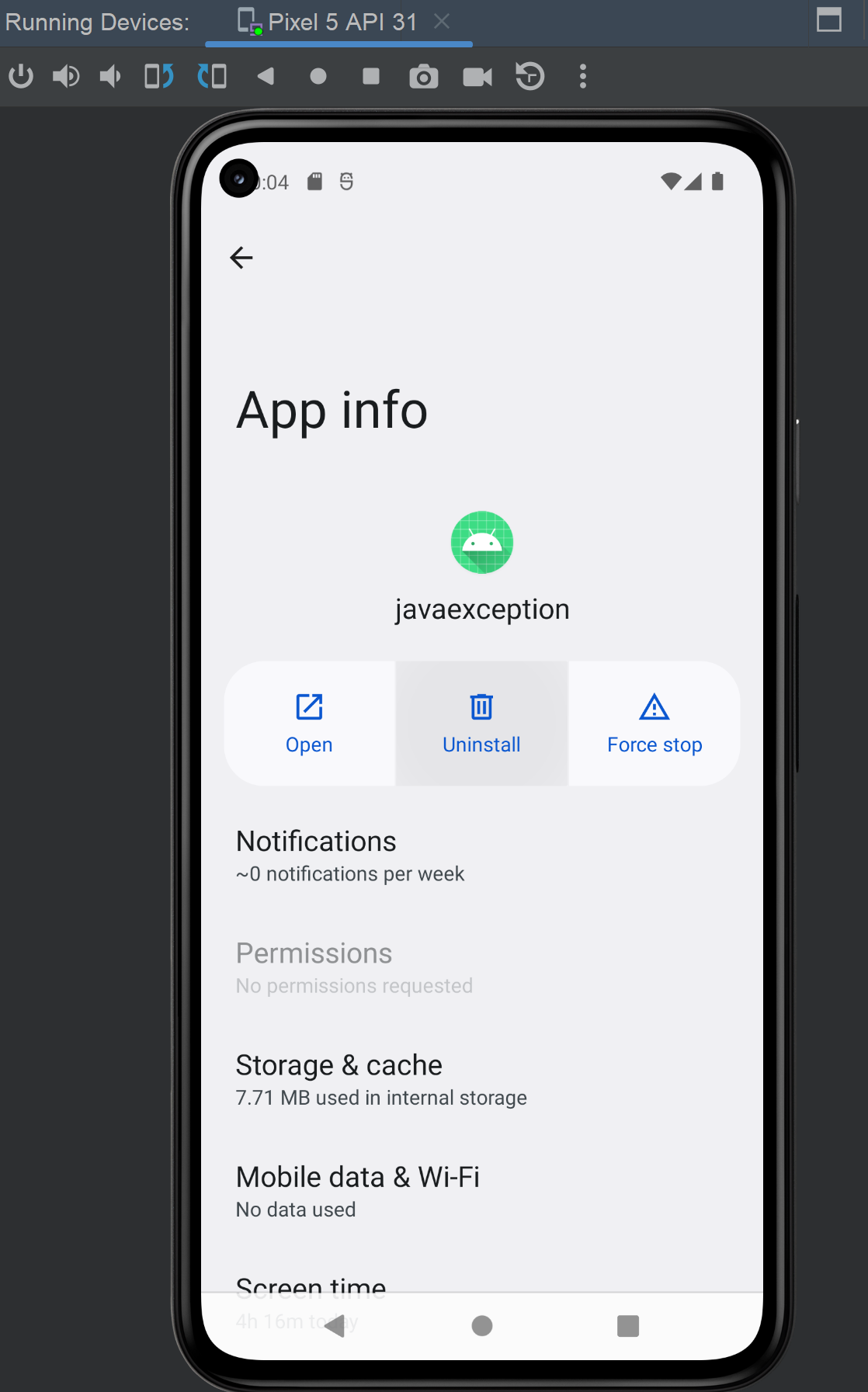 Error: Activity class MainActivity does not exist 해결