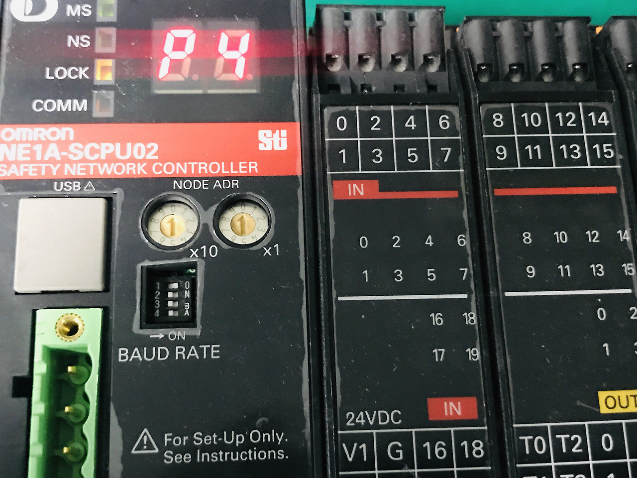 NE1A-SCPU02 [PLC] OMRON SAFETY NETWORK CONTROLLER NE1A SCPU02 ㈜엠이티 산업 ...