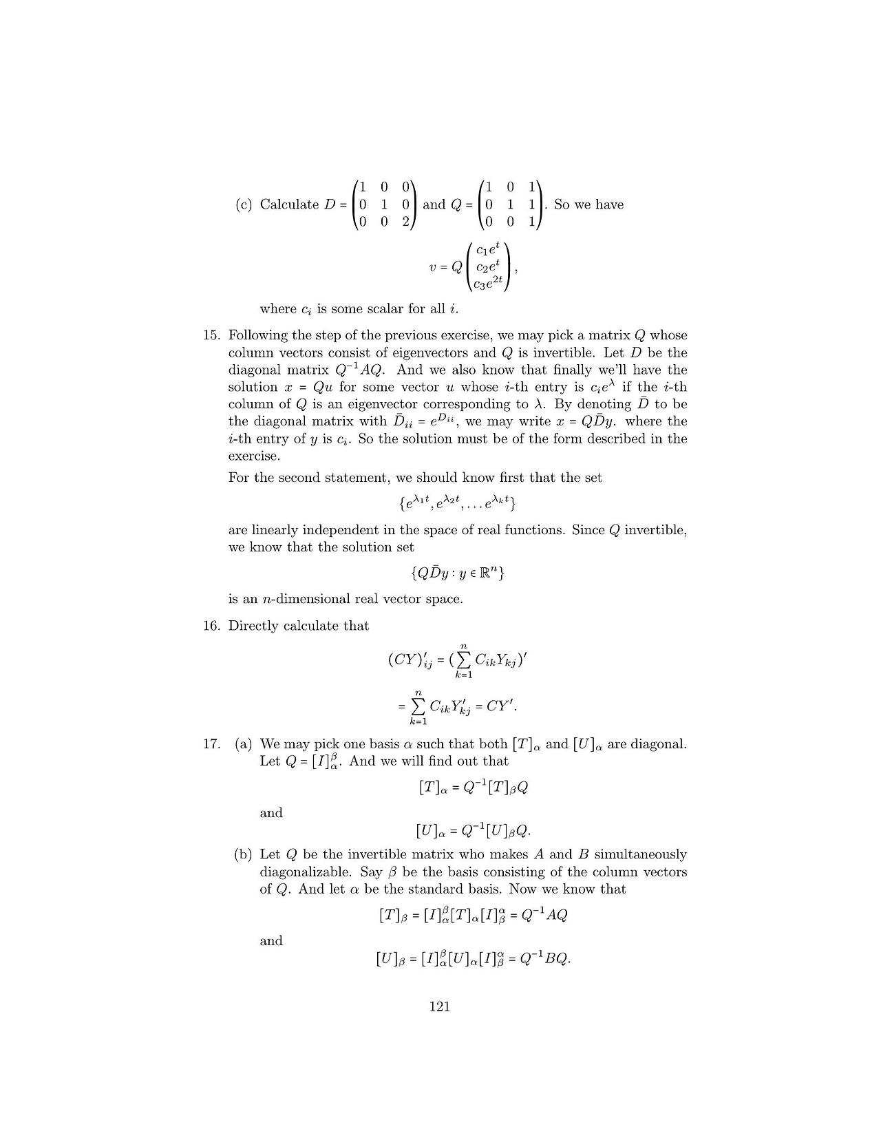 Solutions to Linear Algebra, Stephen H. Friedberg, Fourth Edition ...