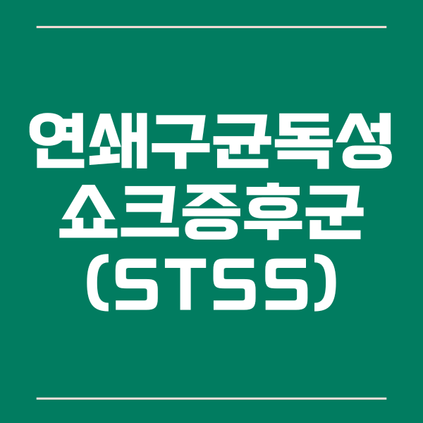 일본을 강타한 연쇄구균독성쇼크증후군stss 증상 치사율 그리고 예방법 알아보기