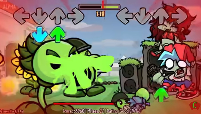 프나펌 식물 vs 좀비모드 다운로드 - FNF Plant vs Zombie (PvZ)