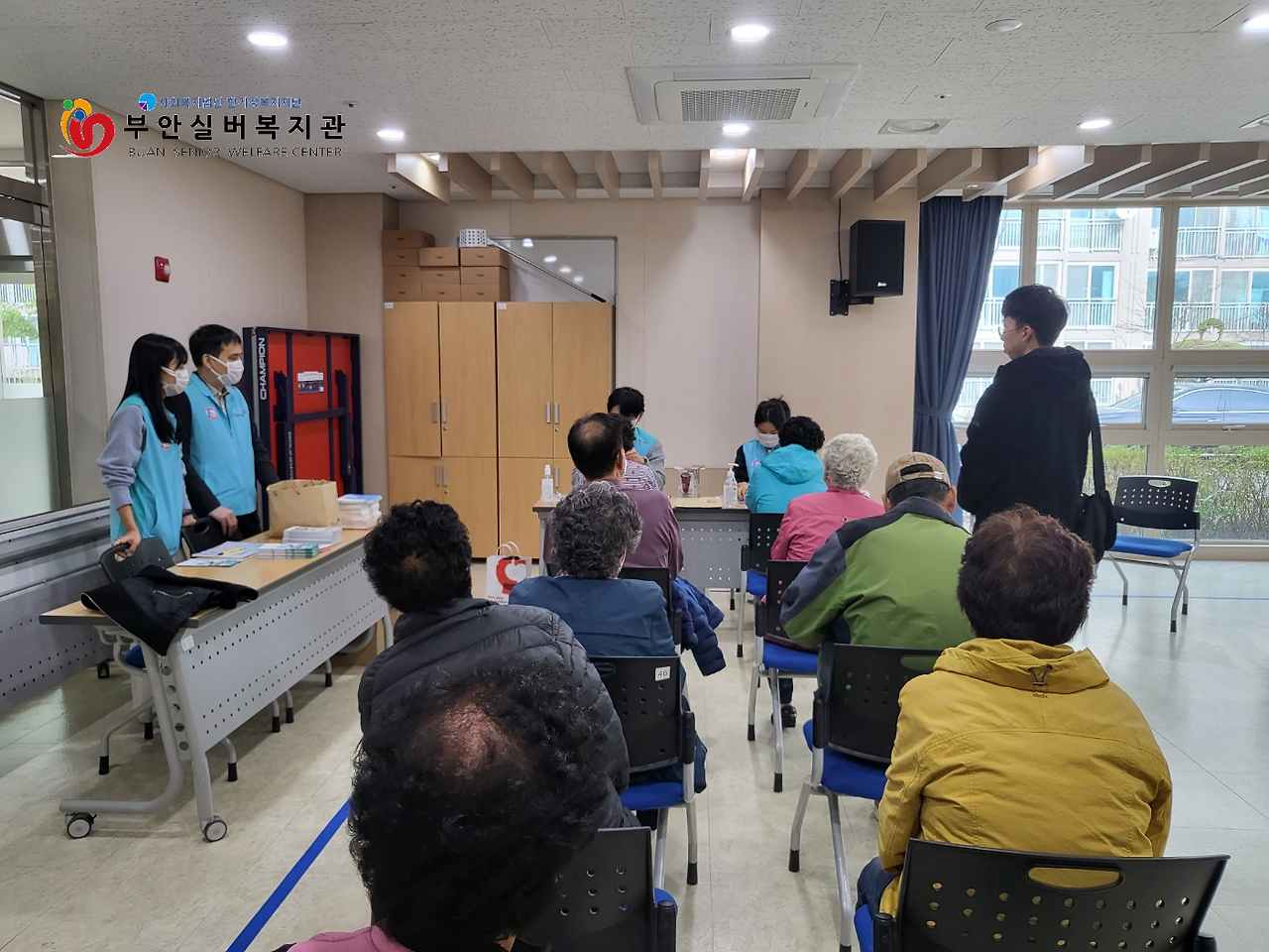 건강보험공단 부안고창지사 찾아가는 건강상담 서비스혈압 및 혈당 관련 상담 진행
