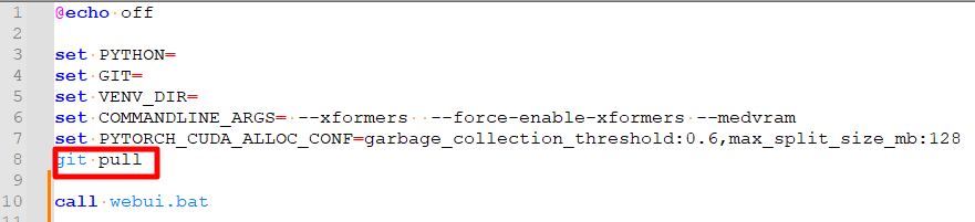 AUTOMATIC1111 1.6.0 자동 업그레이드