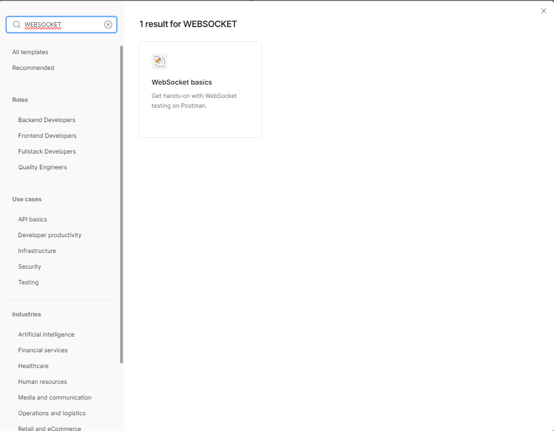[Postman] Websocket 테스트 방법 및 Protocol 설정 방법 — 하루