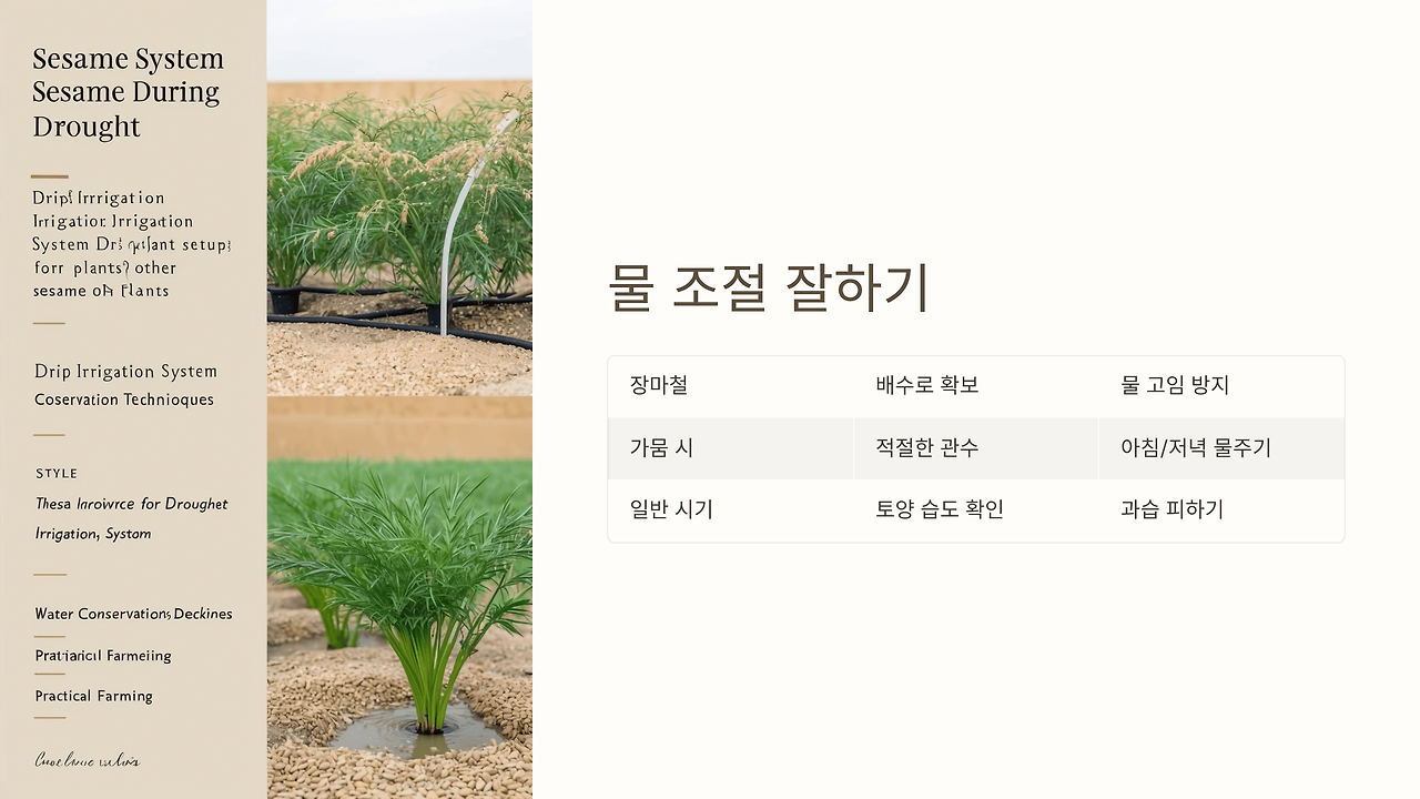 참깨 파종시기 재배법 수확시기