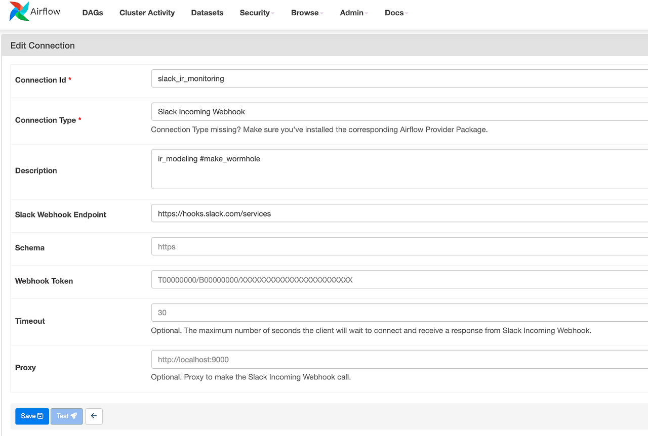 Airflow Slack 연동 :: 밤준