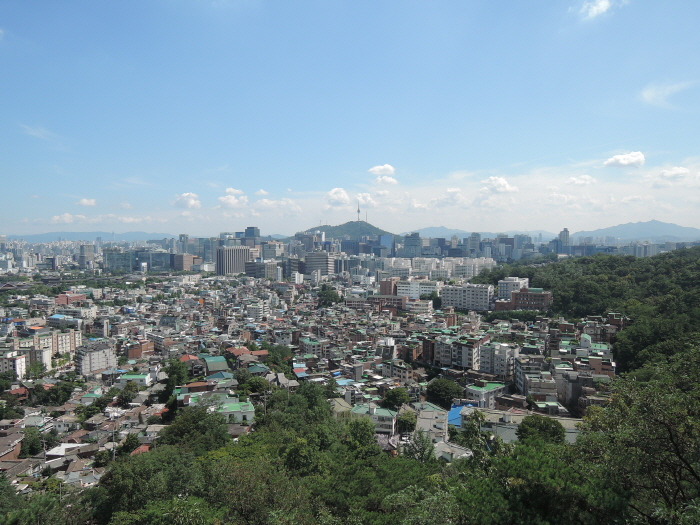 서울 종로구 인왕산둘레길 코스 소개 인왕산 등산 안내도 제작 더그린맵