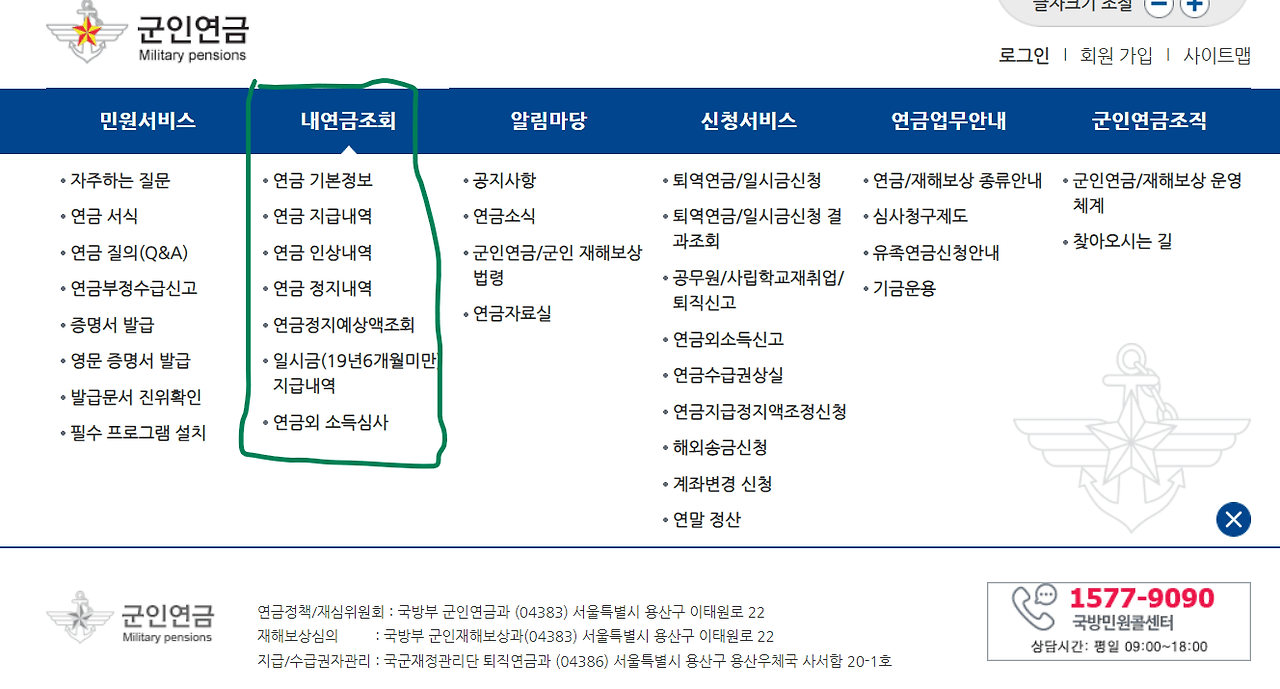 2024년 군인연금 인상률 수령시기 수령액