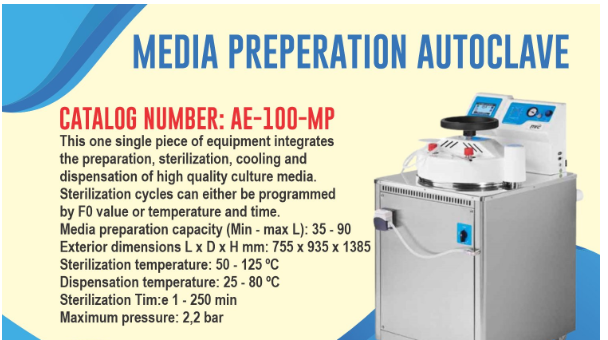 MEDIA PREPERATION AUTOCLAVE