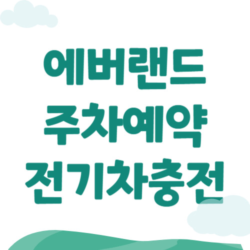 에버랜드 주차 셔틀 버스 정문 주차장 예약 방법 전기차 충전소 위치