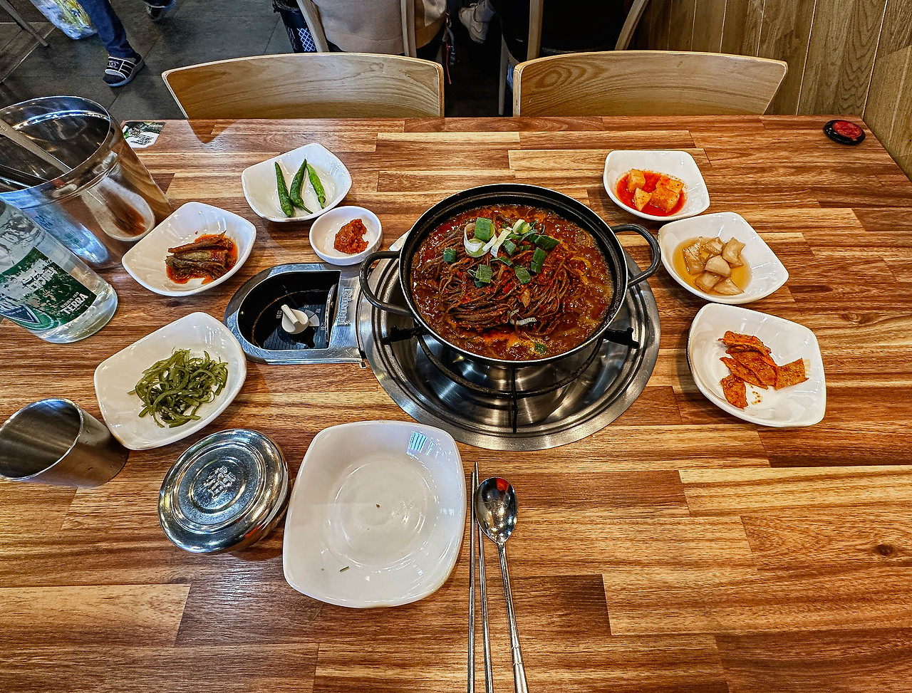 전주 육일식당 완산구 고구마순 감자탕 맛집