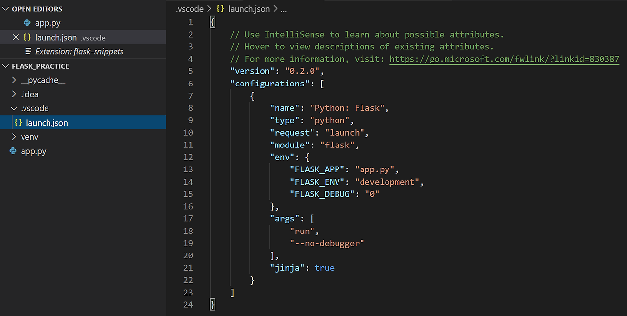 Vscode에서 Python Flask개발환경 구축하기