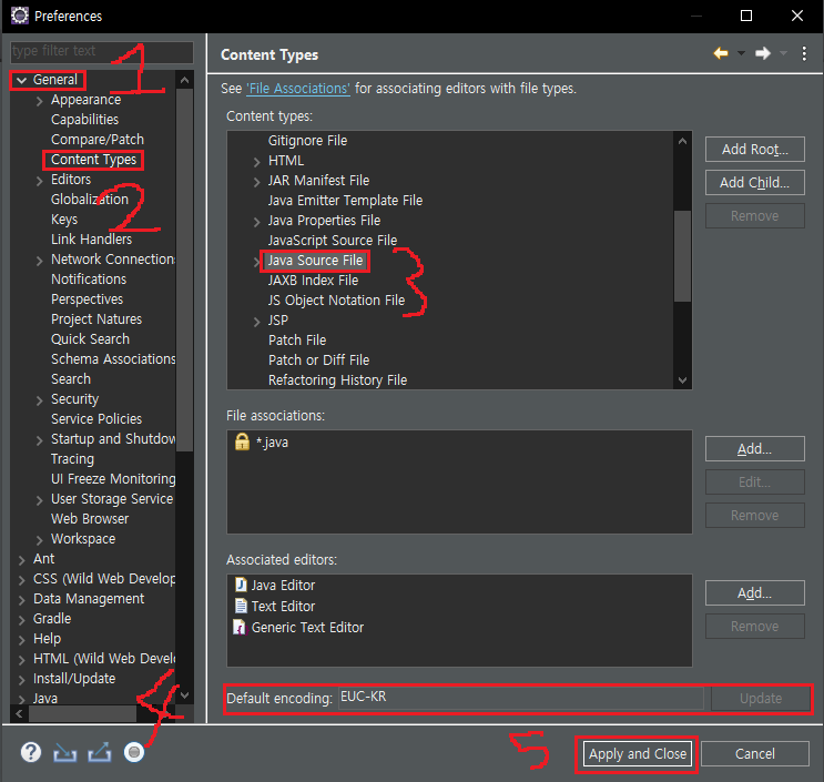[Eclipse] 이클립스 한글 깨짐 복구,해결 (UTF-8,EUC-KR,MS949)